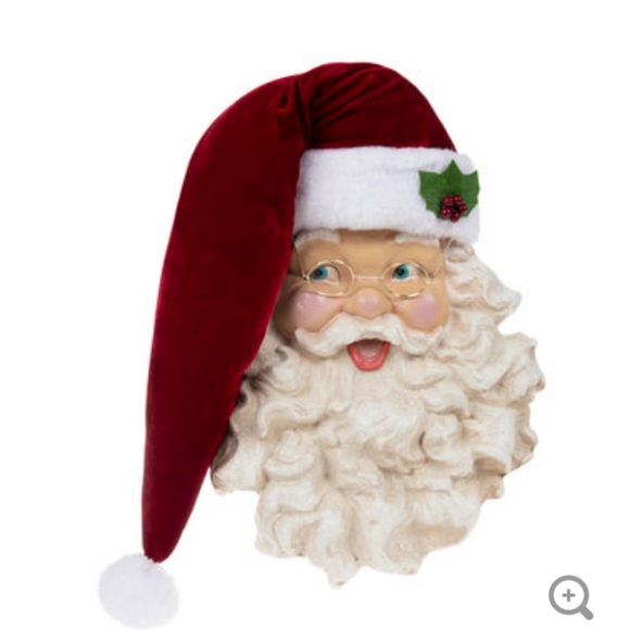 Holiday | New In Box Santa Head Wall Decor 1925x 145 | Poshmark